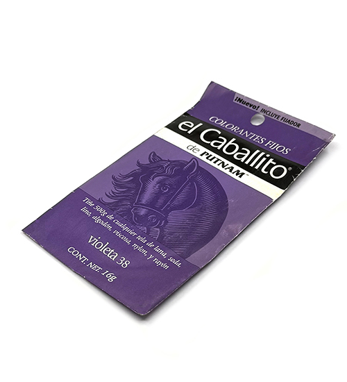 Colorante caballito 16 gramos (Un sobre) - Peletería Milano